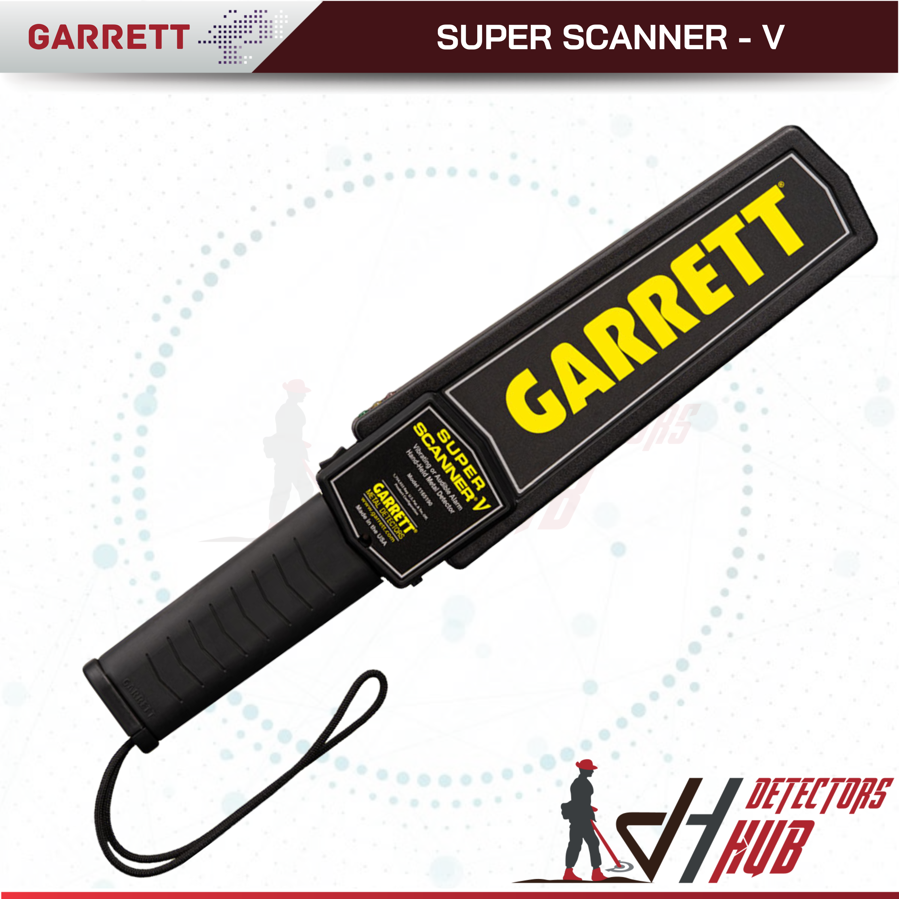 GARRETT Super Scanner V Security Hand-Held Metal Detector– DetectorsHub