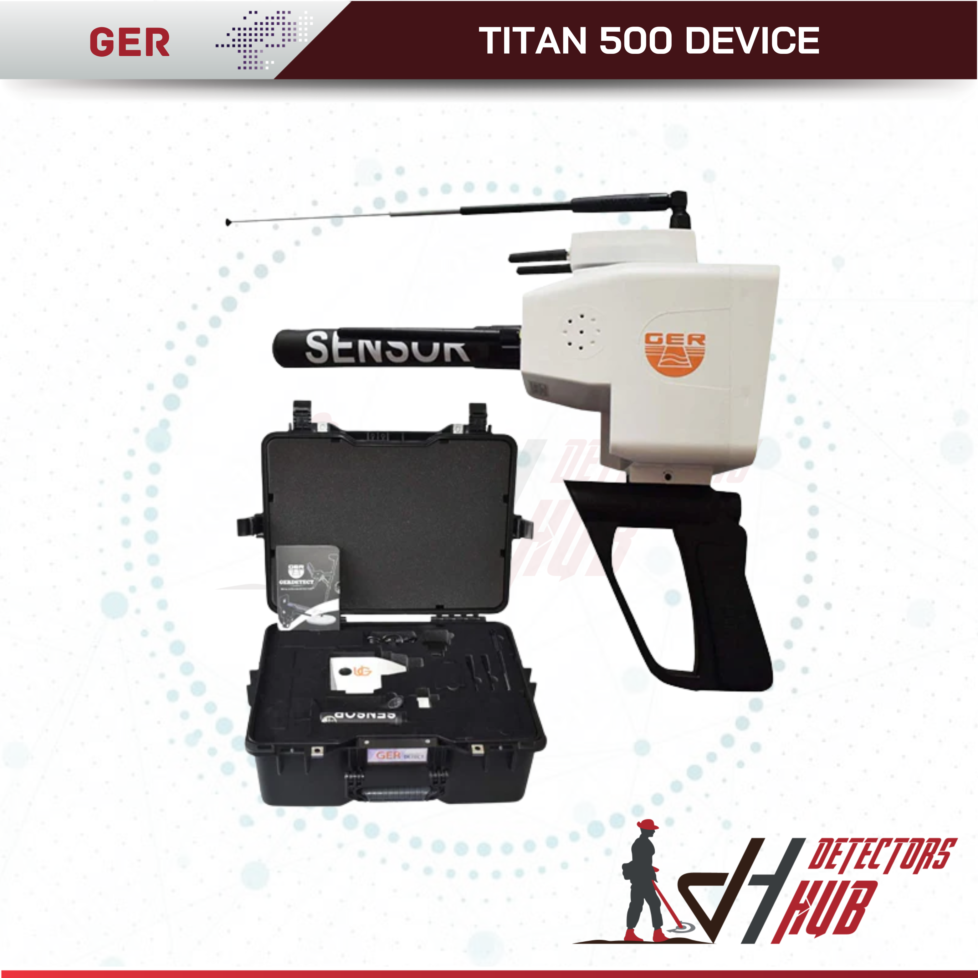 GER DETECT Titan GER 500 Diamond Detector– DetectorsHub
