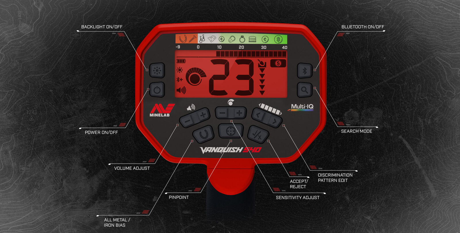 Minelab Vanquish 540 Metal Detector